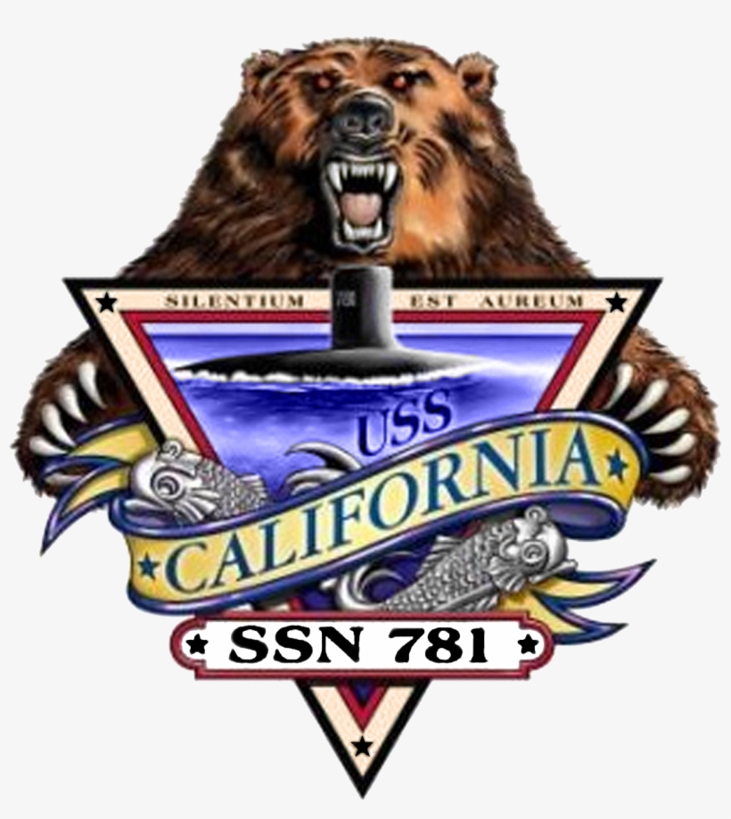 Uss California Ssn-781 Crest - Uss California Ssn 781 Logo Transparent ...