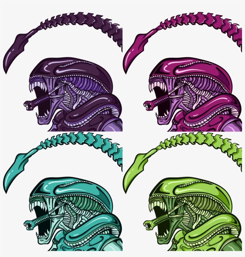 Alien Square 4x - Pop Art Transparent PNG - 1200x1200 - Free Download ...