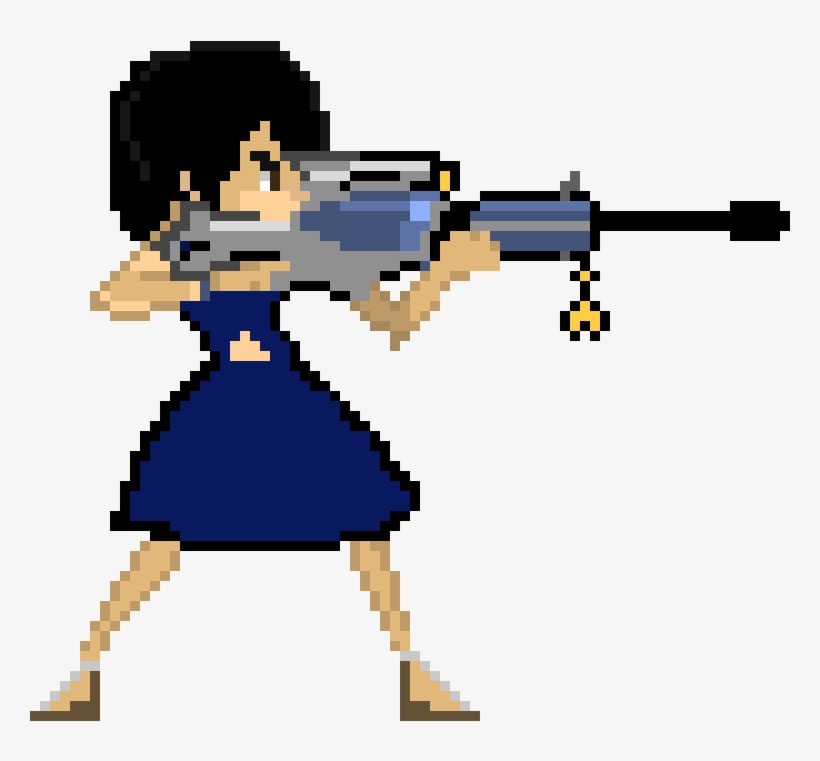 Aileen Widowmaker - Widowmaker Pixel Art Transparent PNG - 1090x770 ...