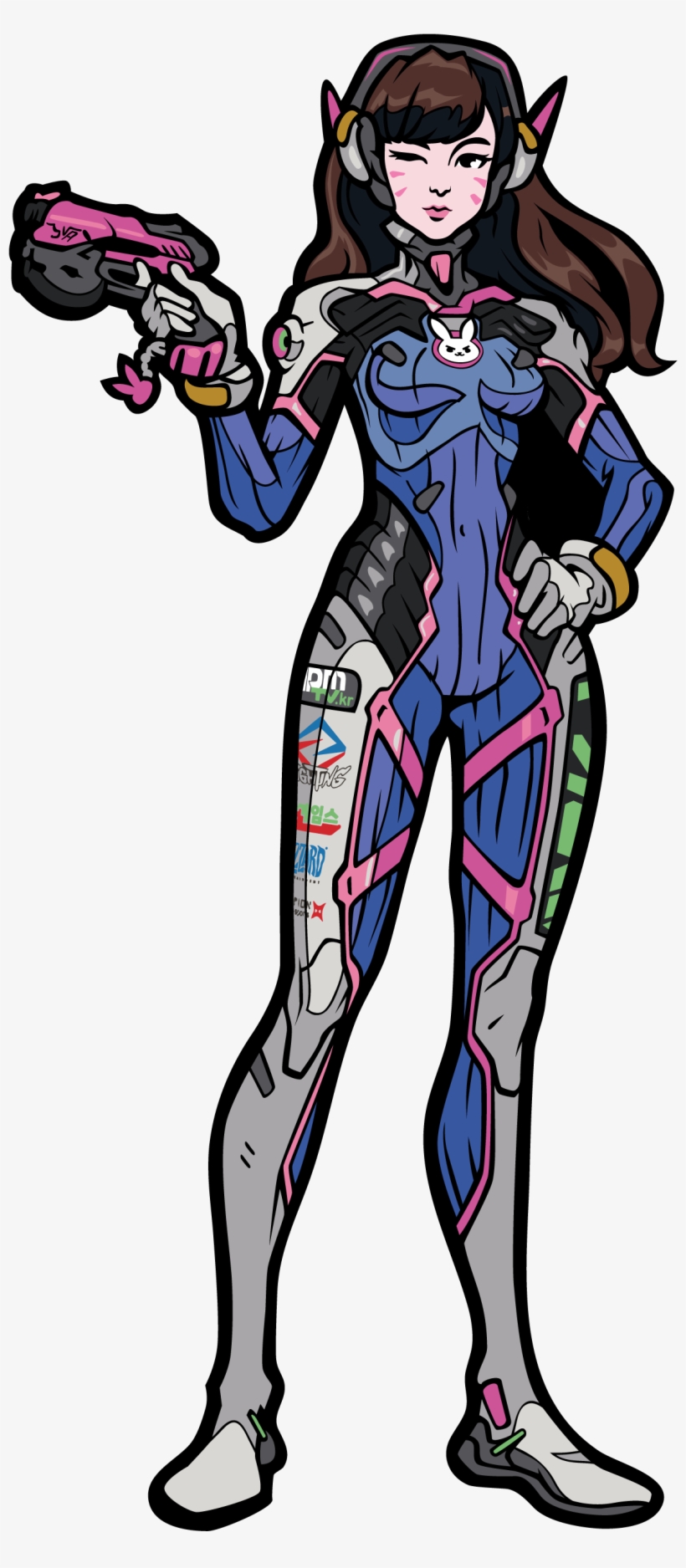 Va - Overwatch Figpin D Va Transparent PNG - 2000x3500 - Free Download ...
