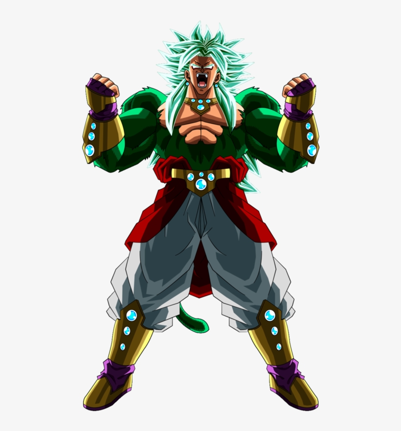 Broly Lssj5 - Dragon Ball Broly Dios Transparent PNG - 500x812 - Free ...