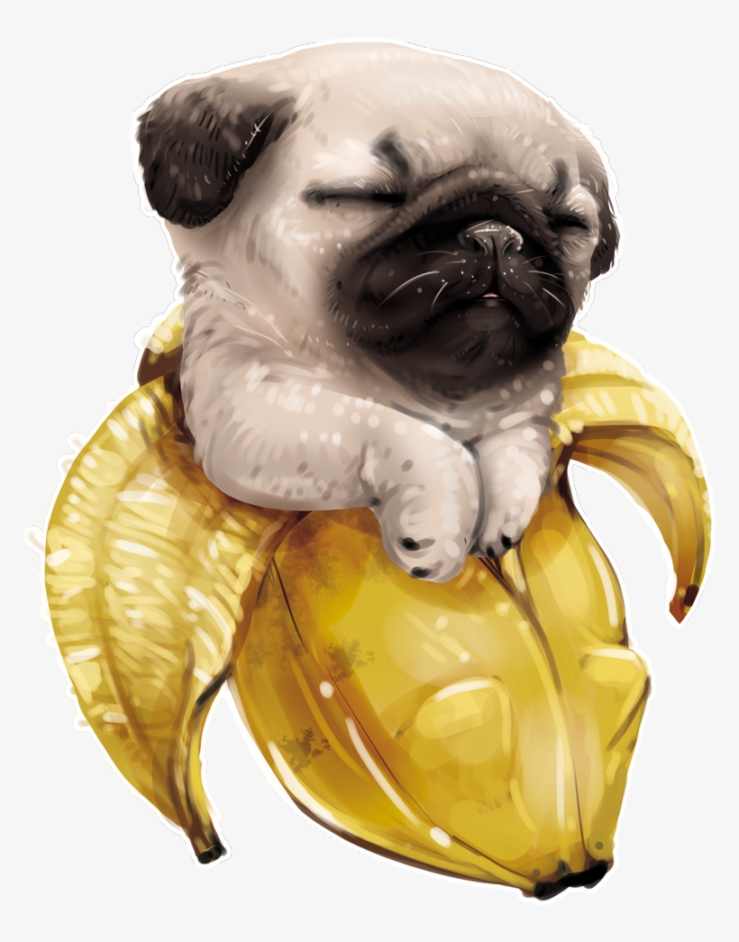 Pug Gifts, Pug Art Print Of Original Watercolor Painting, - Pugs Art ...