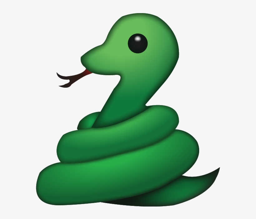 Snake Clipart Emoji - Snake Emoji Png Transparent PNG - 600x600 - Free ...
