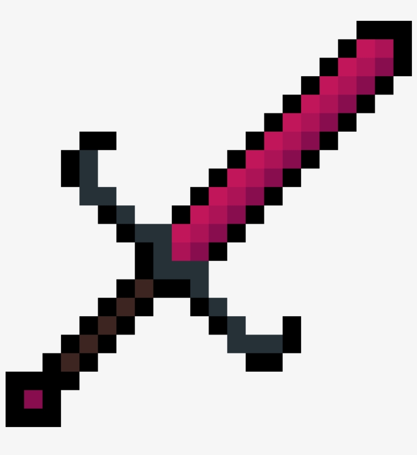 Download Fire Ruby 32x Diamond Sword - Minecraft Ruby Sword - HD ...