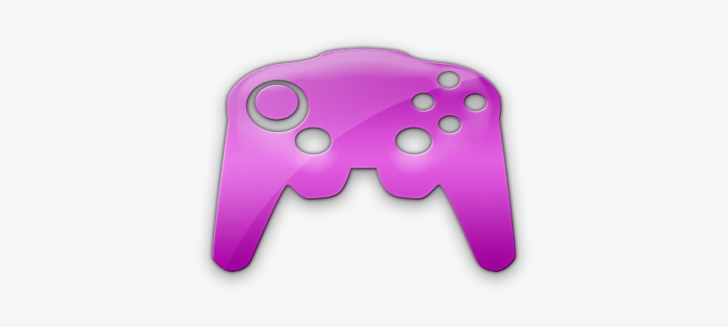Purple-controller - Pink Video Game Controller Transparent PNG ...