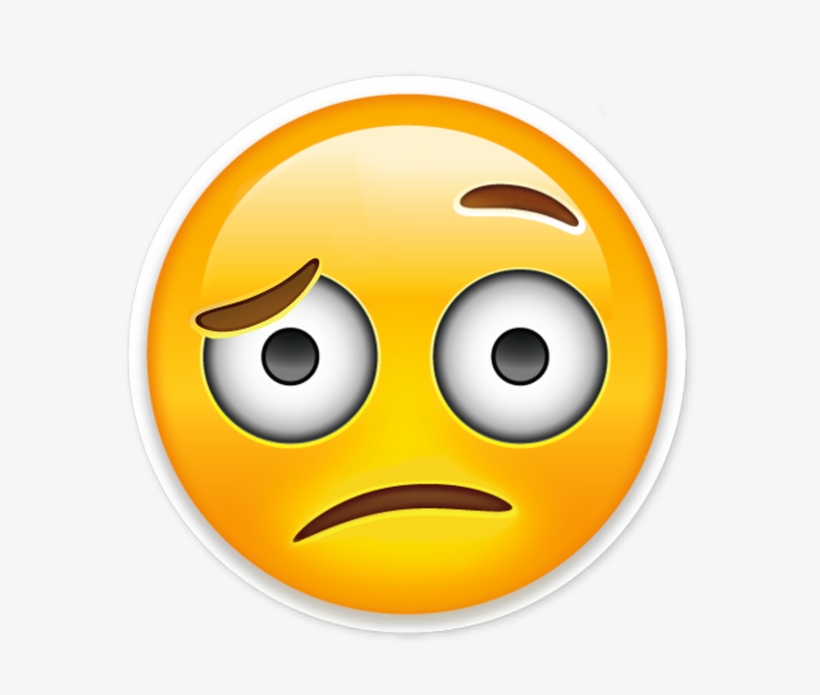 Confused Look Png Image Clipart Free - Disappointed Emoji Transparent ...