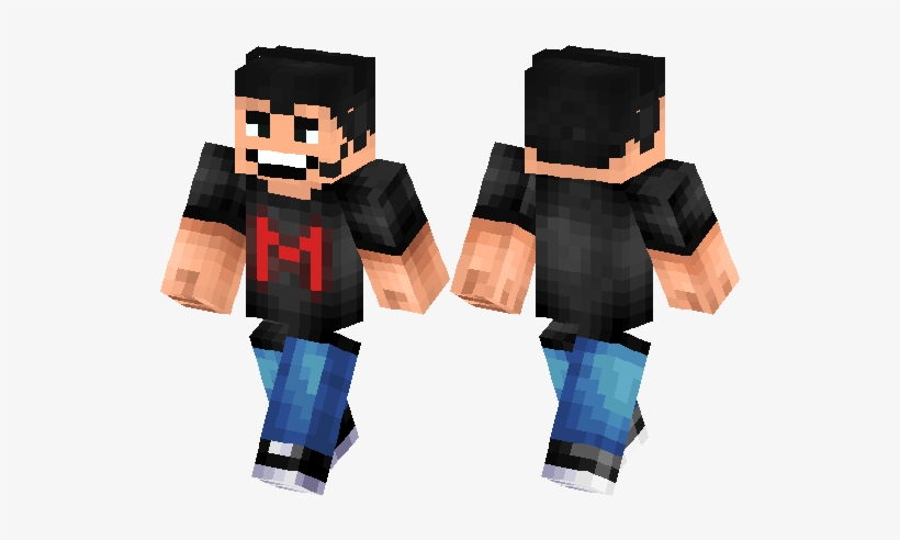 Markiplier - Markiplier Minecraft Skin Transparent PNG - 528x418 - Free ...