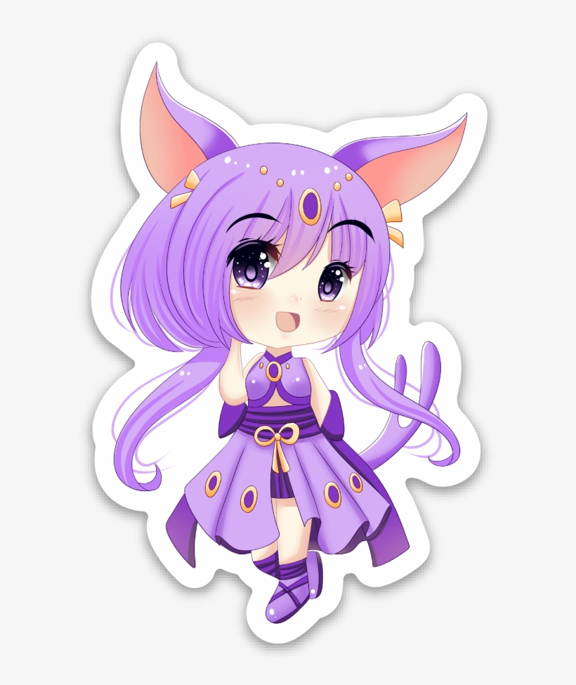 Chibi Espeon Anime Girl Transparent PNG - 602x895 - Free Download on ...