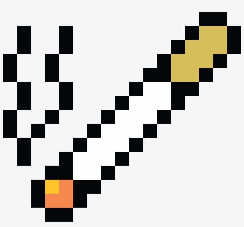 Clip Transparent Stock Art Cigarette Minecraft Transprent - 8 Bit Smoke ...