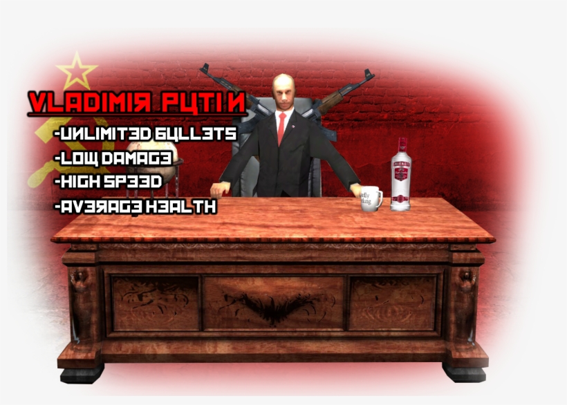 Vladimir Putin - Table Transparent PNG - 1500x1000 - Free Download on ...