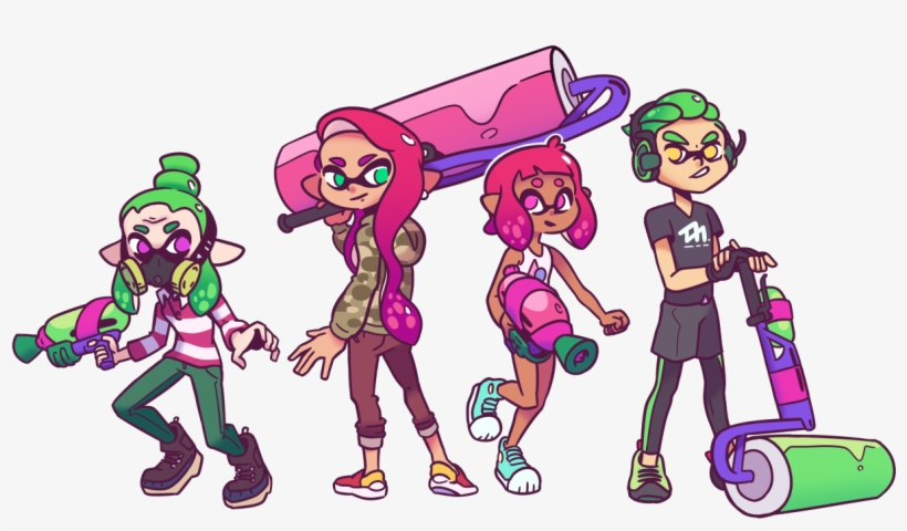 Splatoon - Tumblr - Splatoon Transparent PNG - 1280x722 - Free Download ...