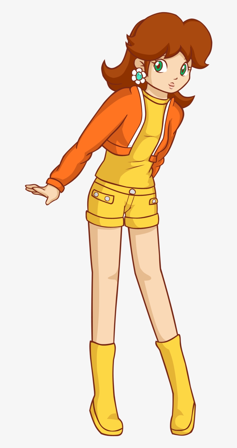 Daisies Drawing Princess - Princess Daisy Sports Clothes Daisy ...