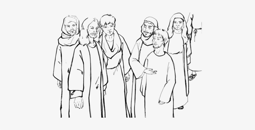 Download Coloring Book Miracles Of Jesus Bible Mark 7 Gospel - Bible ...