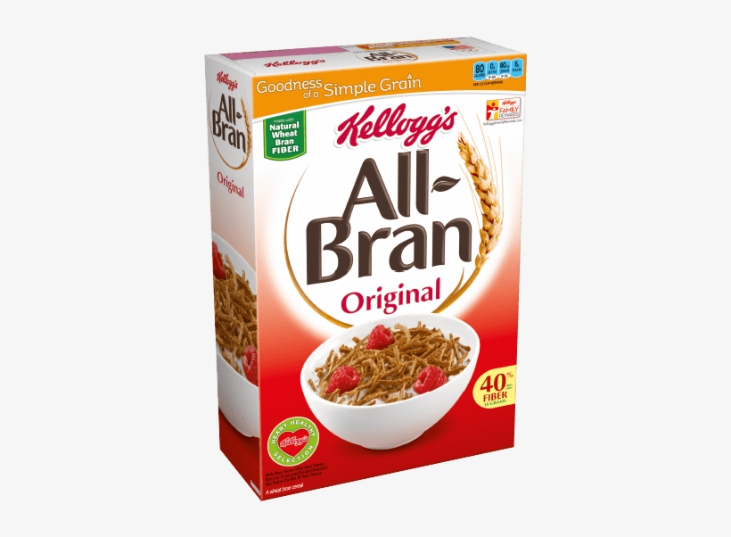 Original Cereal - Kellogg's All Bran Cereal Transparent PNG - 405x540 ...
