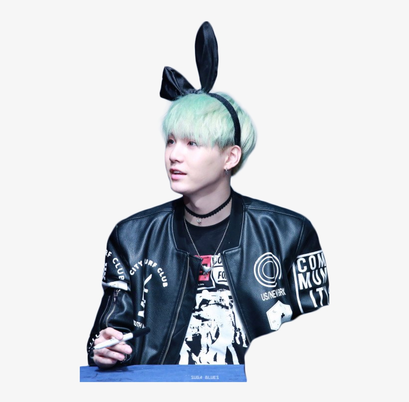 Suga Bts Bunny Ears Transparent PNG - 500x750 - Free Download on NicePNG