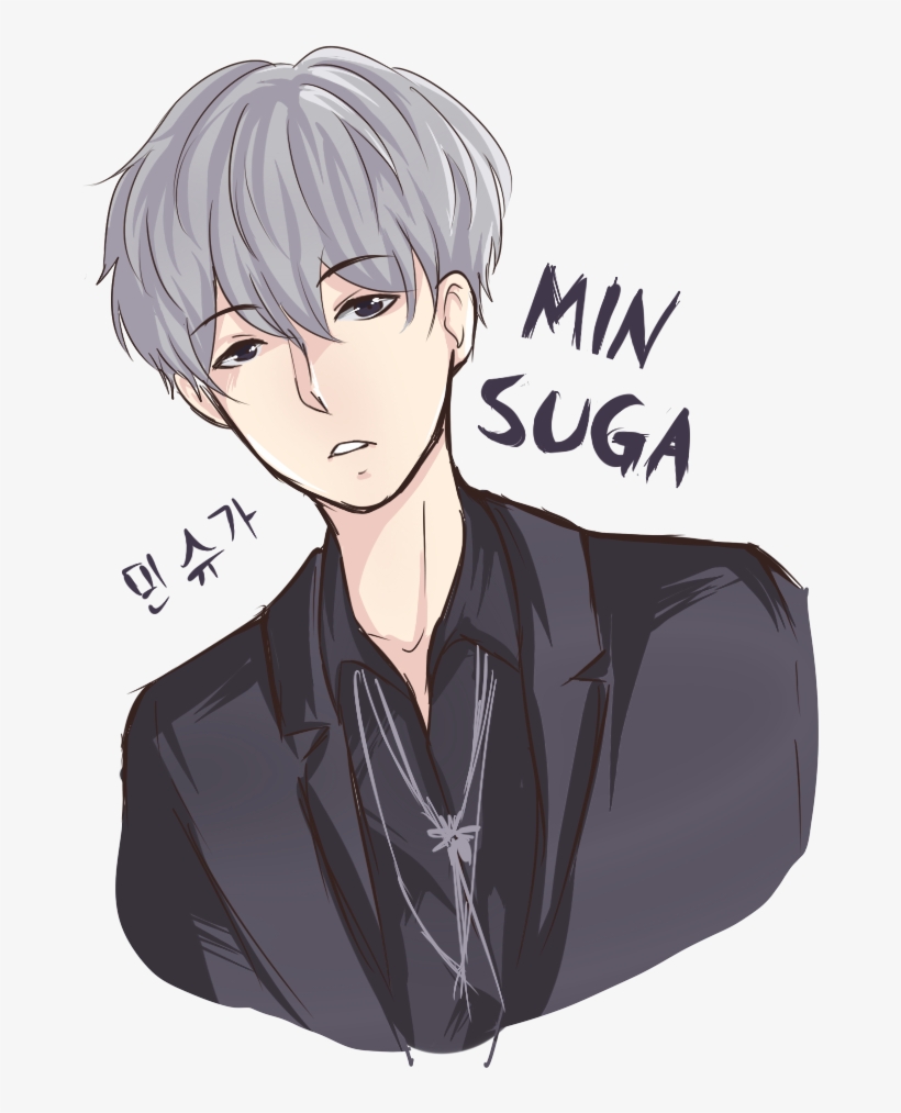 Suga Drawing Fanart - Suga Drawing Transparent PNG - 756x960 - Free ...