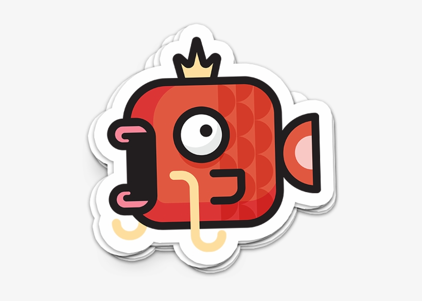 Image Of Magikarp Sticker - Sticker Transparent PNG - 869x869 - Free ...