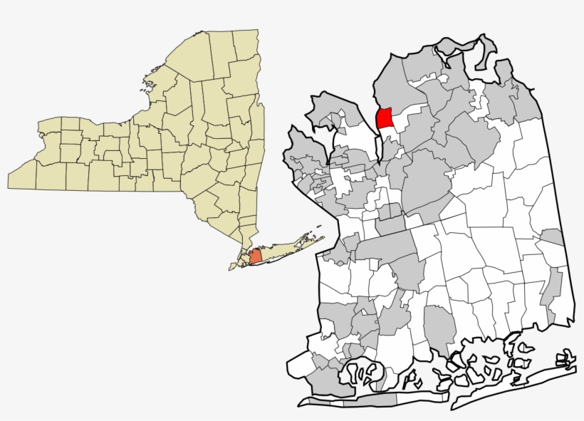 Nassau County New York Incorporated And Unincorporated - Seacliff Long ...