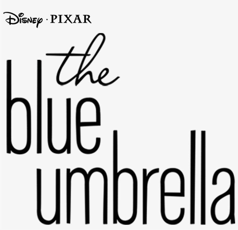 The Blue Umbrella - Pixar The Blue Umbrella Png Logo Transparent PNG ...