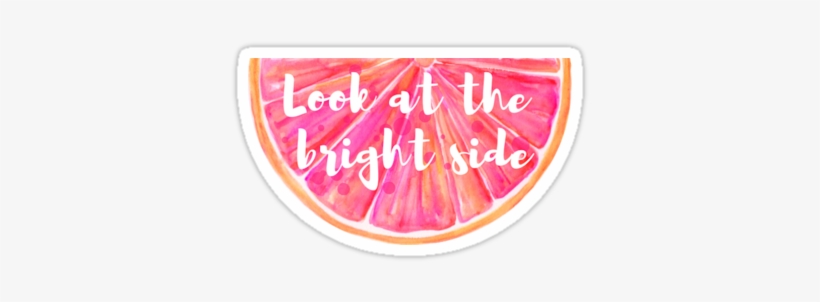 Bright Side Grapefruit By Alex Jones - Sticker Transparent PNG ...
