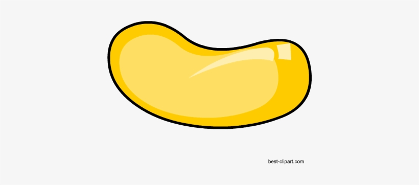 Yellow Jelly Bean, Free Easter Clip Art - Easter Transparent PNG ...