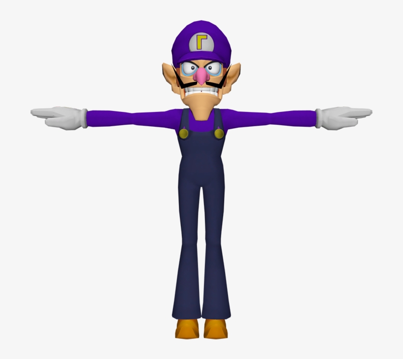 Download Zip Archive - Waluigi 3d Model Download Transparent PNG ...