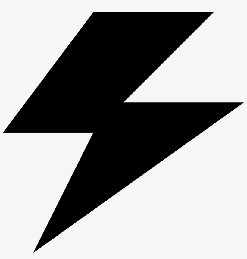 Power Lightning Bolt Electricity - Icono Rayo Png Transparent PNG ...