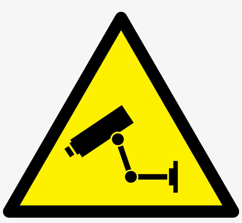 Caution Symbol Clip Art Images & Pictures - Cctv Clipart Transparent ...