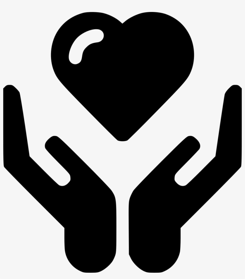 Hands Protect Heart Comments - Hands With Heart Icon Transparent PNG ...