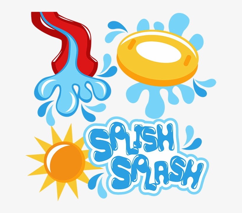 Download Splash Clipart Pool Slide - Splish Splash Fun - HD Transparent ...