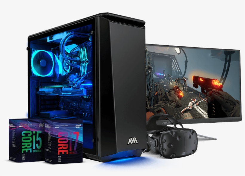 Vr Gaming Pc - Pccg Necromancer 1080 Gaming System Transparent PNG ...