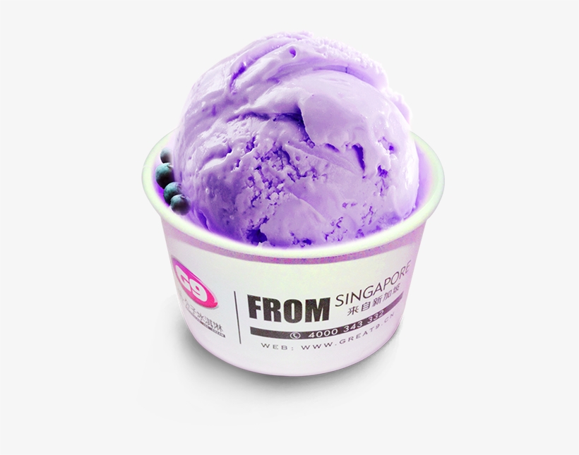 Ube Ice Cream Singapore Transparent PNG - 490x631 - Free Download on ...