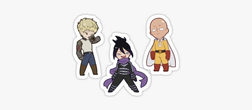 "one Punch Man" Stickers By Toifshi - Redbubble Transparent PNG ...