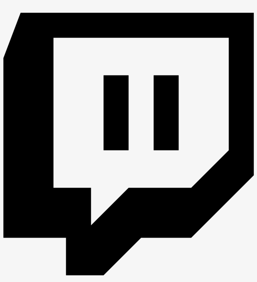 Download Twitch Icon Png Banner Royalty Free Download - Black Twitch ...