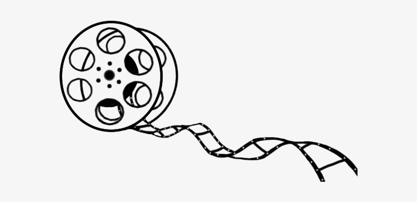 Movie-reel - Line Art Transparent PNG - 624x370 - Free Download on NicePNG