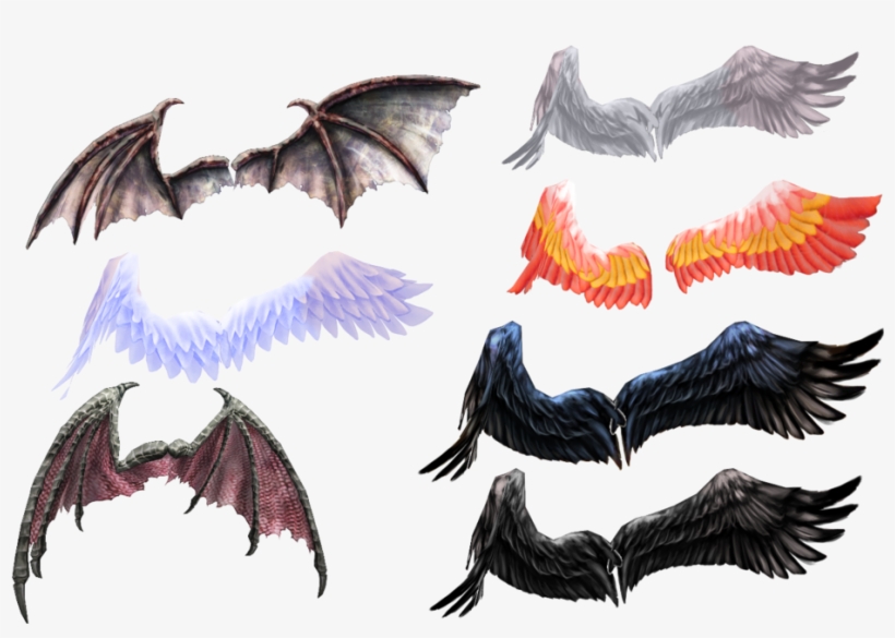 Chimera Png - Mmd Wings With Physics Transparent PNG - 1024x640 - Free ...
