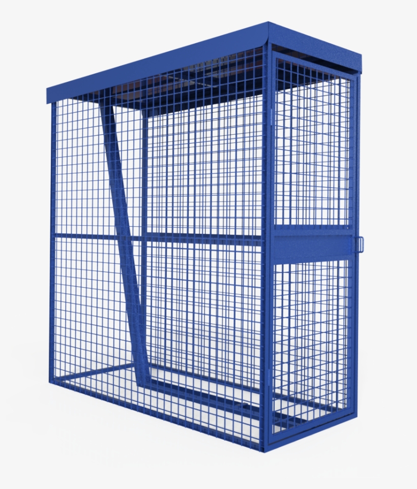 Modular Individual 1 Bike Cage Transparent PNG - 852x1080 - Free ...