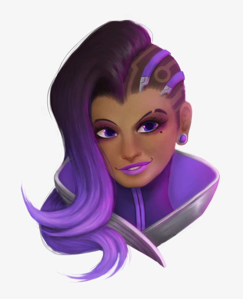 Sombra Transparent Face - Overwatch Sombra Face Png Transparent PNG ...