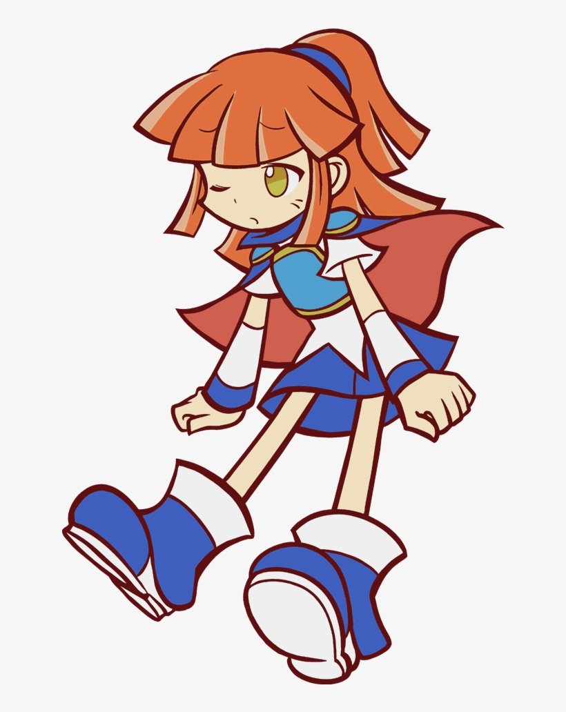 Arle Confused - Puyo Puyo Arle Bayoen Transparent PNG - 656x975 - Free ...