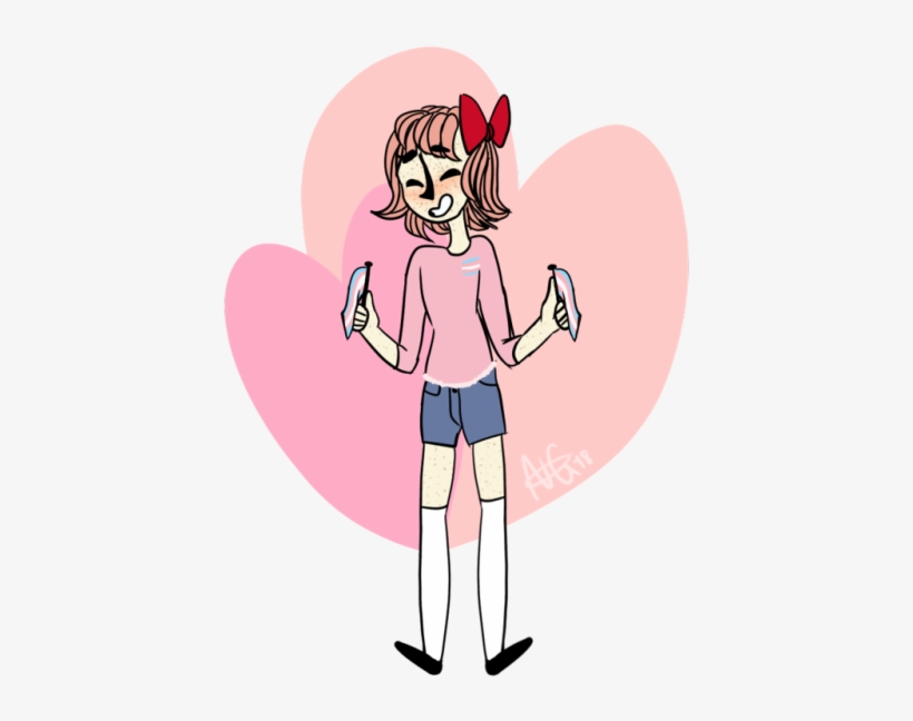 Doki Doki Literature Club! Transparent PNG - 500x666 - Free Download on ...