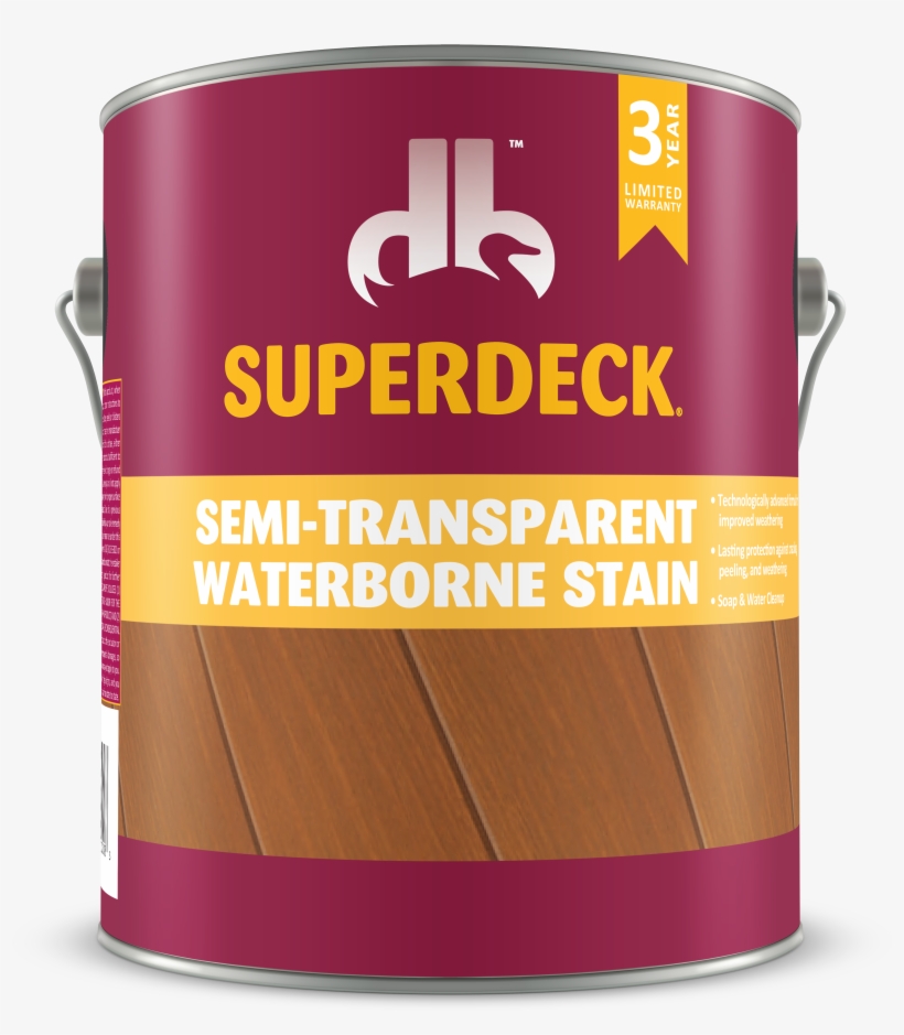 Semi-transparent Waterborne Stain - Cool Feel Deck & Dock Wood Stain ...