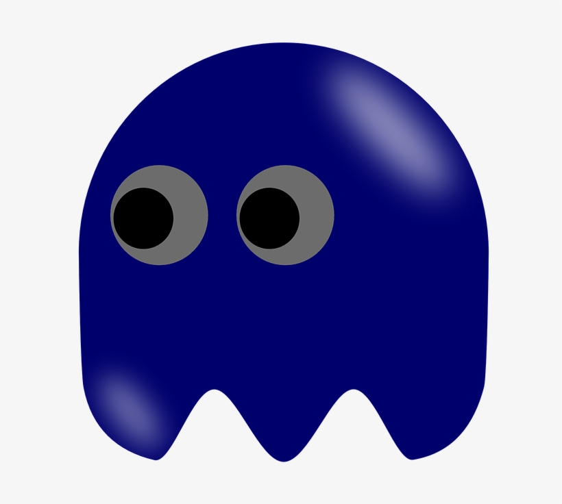 Pacman Ghost Blue