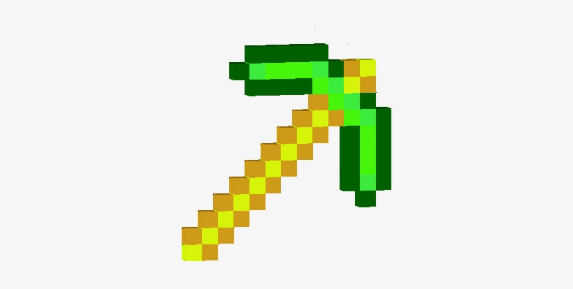 Pickaxe Minecraft Toy Transparent PNG - 368x387 - Free Download on NicePNG