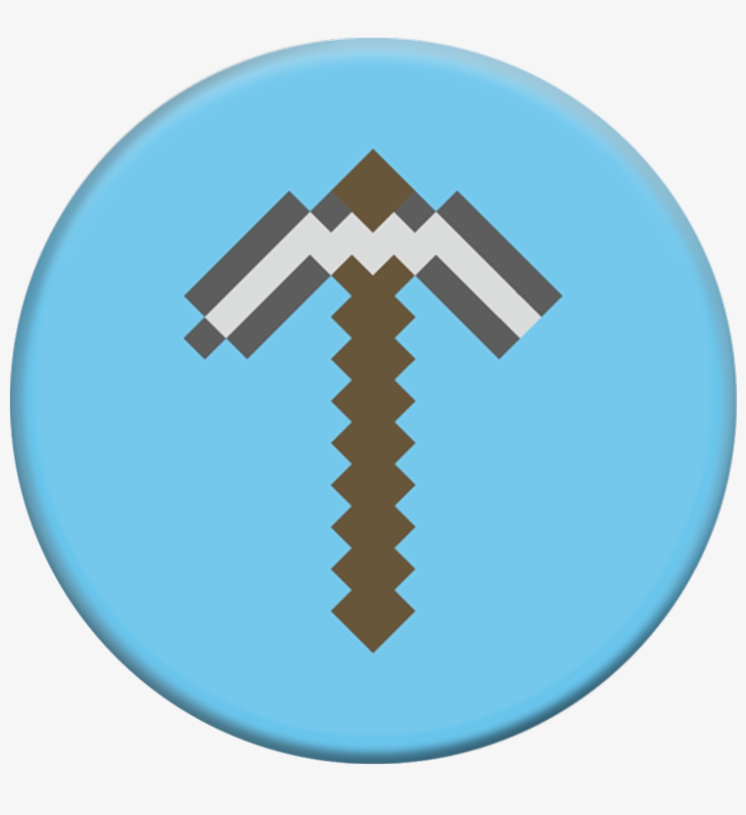 Minecraft Pickaxe Popsockets Grips - Popsockets Minecraft Cell Phone ...