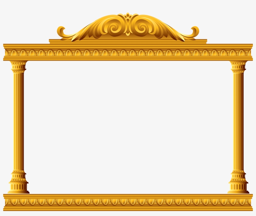 Column Clipart Gold - Transparent Decoration Png Clipart Transparent ...