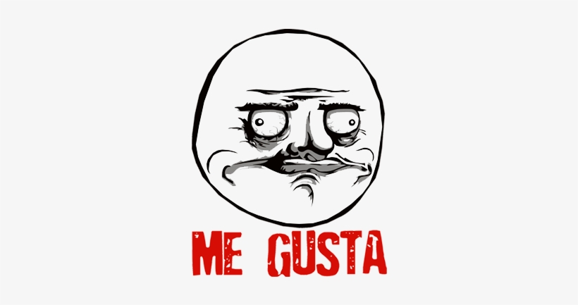 Me Gusta Face No Background