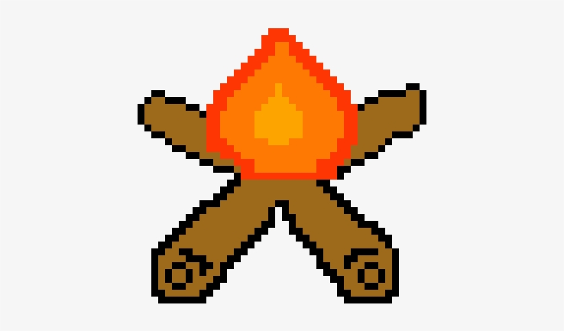 Bonfire - Pixel Art Transparent PNG - 560x470 - Free Download on NicePNG