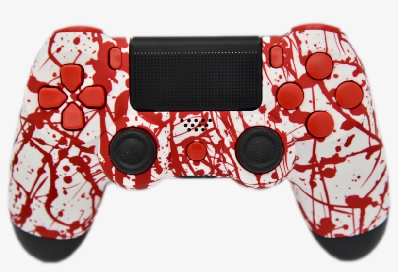 Blood Splatter Ps4 Modded Rapid Fire Controller, Works - Ps4 Blood ...