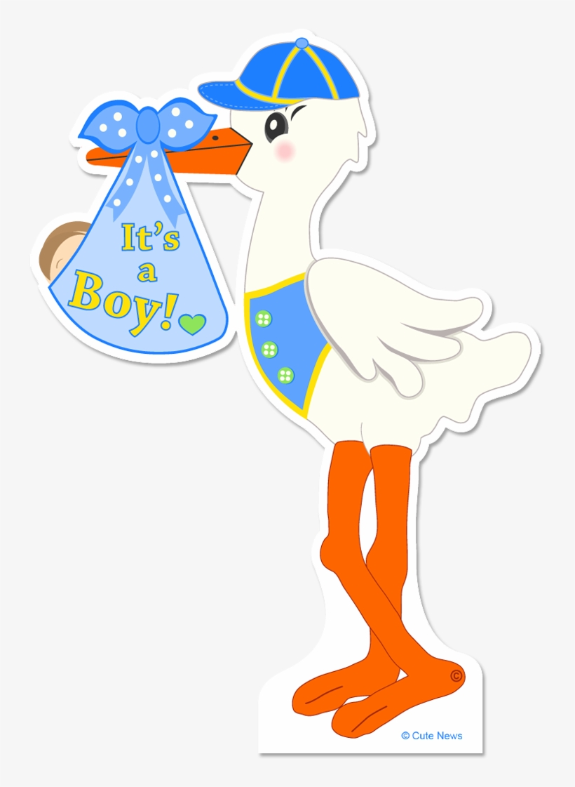 Cute Stork Clipart Baby