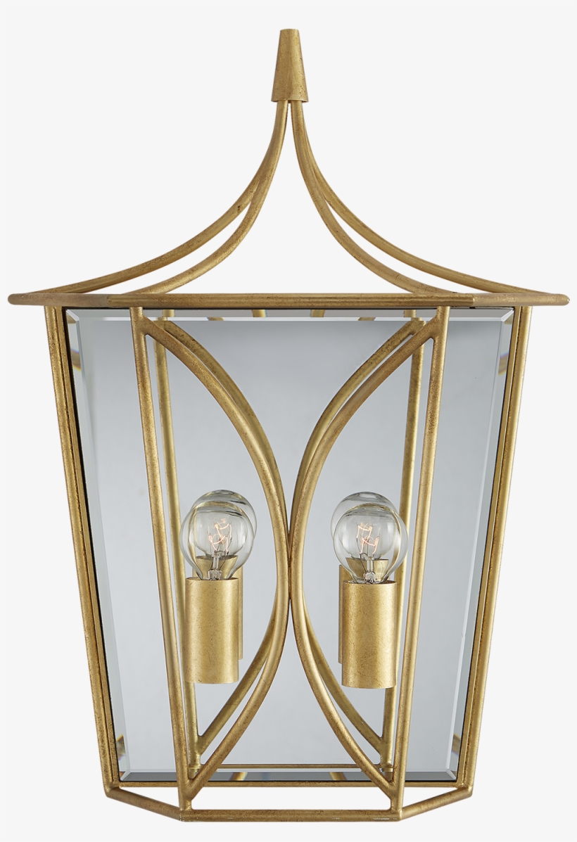 Cavanagh Medium Lantern Sconce In Polished Nickel - Sconce Transparent PNG - 1440x1440 - Free ...